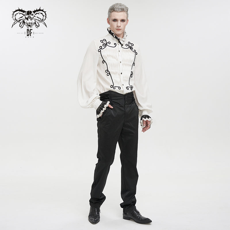 PT190 men high waist goth leather pants – Devil Fashion Official